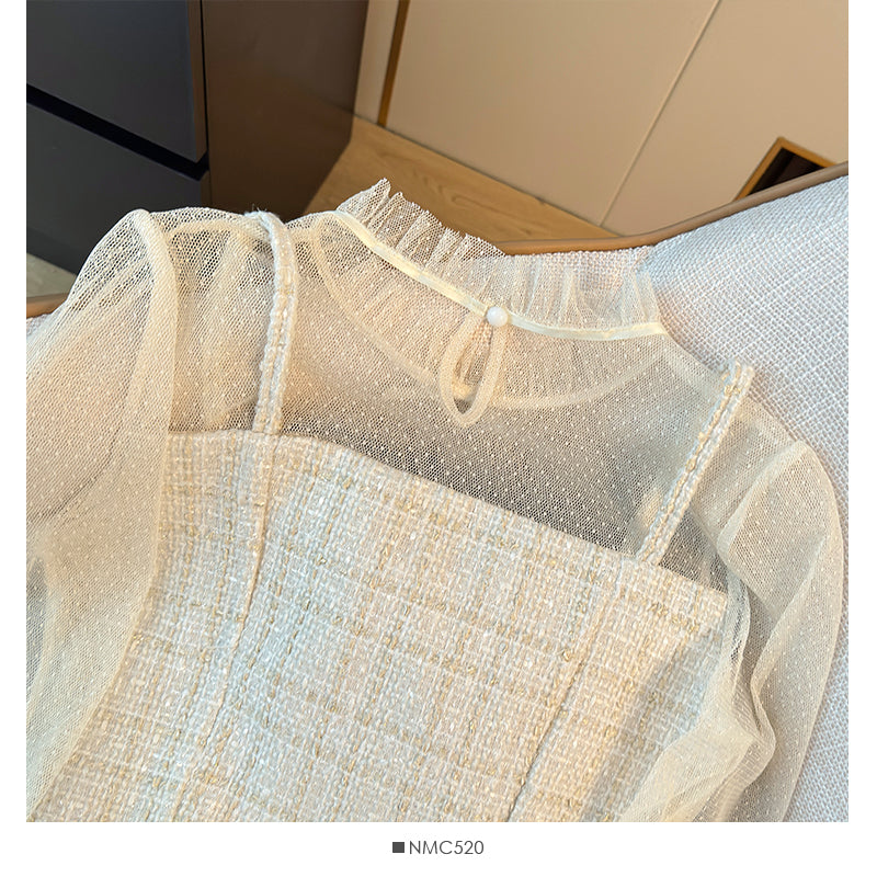 Coquette Transparent Lace Shirt